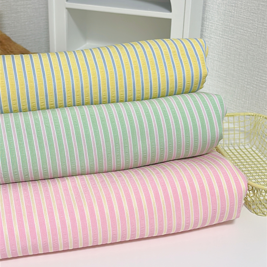 【即納】macaron stripe / ストライプ[PO006] – aniem fabric｜韓国生地のお店